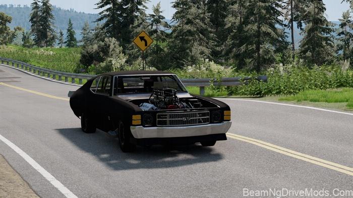 BeamNG - Chevrolet Chevelle Drag Car - BeamNG Drive Mods Download