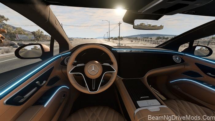 BeamNG - Mercedes-Benz EQS (0.38) - BeamNG Drive Mods Download
