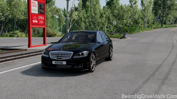 BeamNG - Mercedes-Benz S-Class W221 (0.38) - BeamNG Drive Mods Download