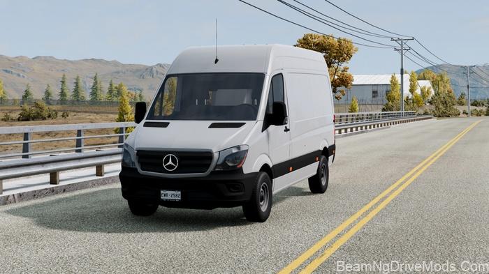BeamNG - Mercedes-Benz Sprinter (0.38) - BeamNG Drive Mods Download
