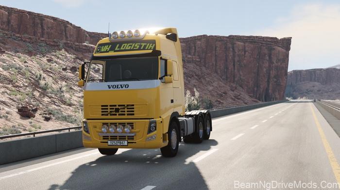 BeamNG - Volvo FH Truck (0.38) - BeamNG Drive Mods Download