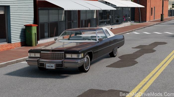 BeamNG - Cadillac Full-Size Series 1974-1976 - BeamNG Drive Mods Download