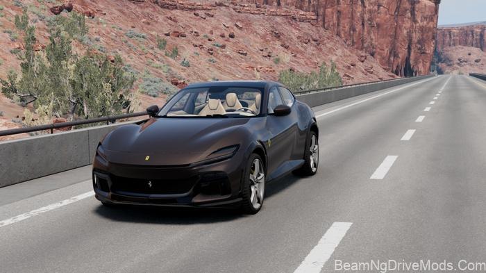 BeamNG - Ferrari Purosangue Rework - BeamNG Drive Mods Download