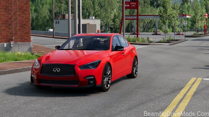 BeamNG - Infiniti Q50 (0.38) - BeamNG Drive Mods Download