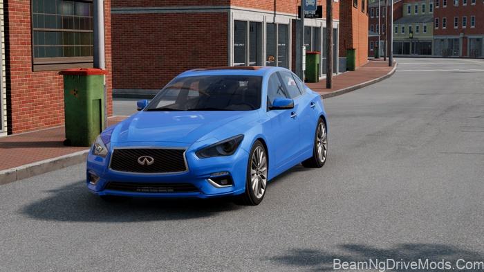 BeamNG - Infiniti Q50 (0.38) - BeamNG Drive Mods Download