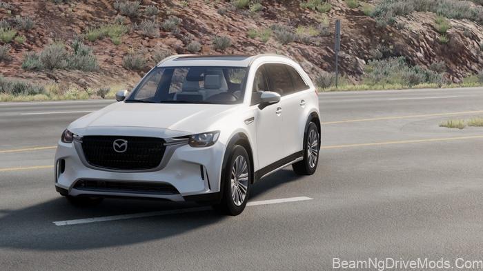 BeamNG - Mazda CX90 (0.38) - BeamNG Drive Mods Download