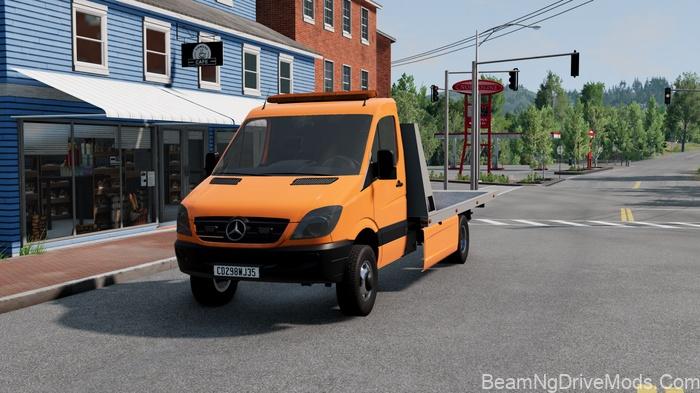 BeamNG - Mercedes-Benz Sprinter Tow Truck (0.38) - BeamNG Drive Mods ...