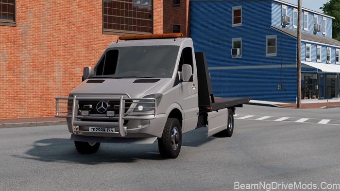 BeamNG - Mercedes-Benz Sprinter Tow Truck (0.38) - BeamNG Drive Mods ...