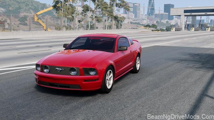 BeamNG - Ford Mustang 2008 V1.1 - BeamNG Drive Mods Download