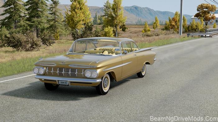 BeamNG - Chevrolet B-Body Cars 1959 V1.5 - BeamNG Drive Mods Download