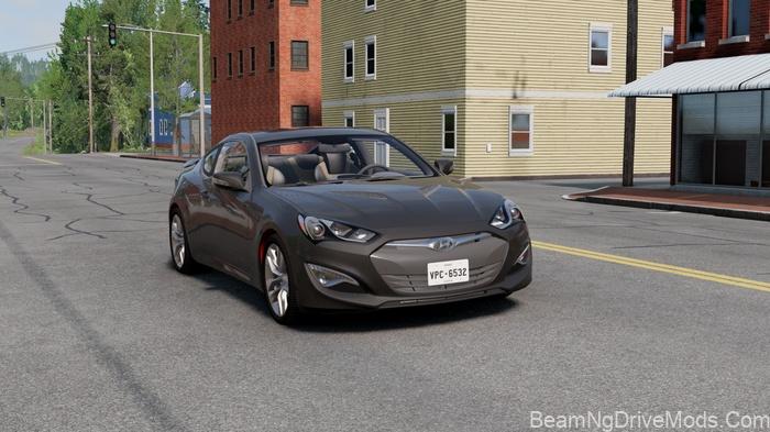 BeamNG - Hyundai Genesis (0.38) - BeamNG Drive Mods Download