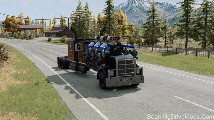 BeamNG - Locomotive Engine for The T-Series - BeamNG Drive Mods Download