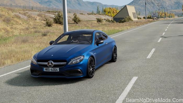 BeamNG - Mercedes-Benz C63S AMG Coupe V1.3 - BeamNG Drive Mods Download