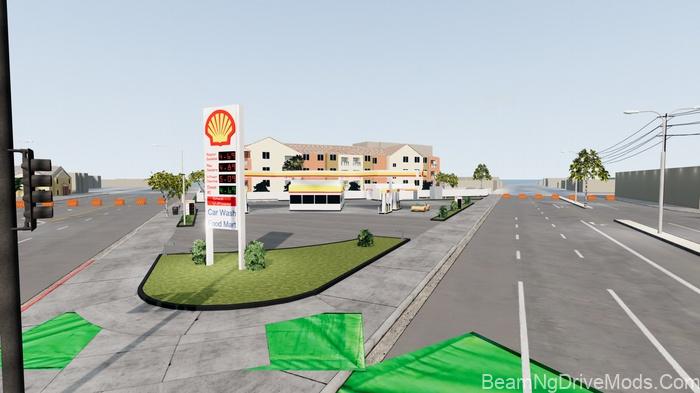 BeamNG - Norwalk Square Map V2.0 - BeamNG Drive Mods Download