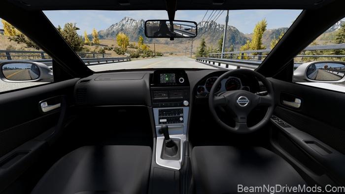 BeamNG - Nissan Skyline R34 GT-R V2.1 - BeamNG Drive Mods Download