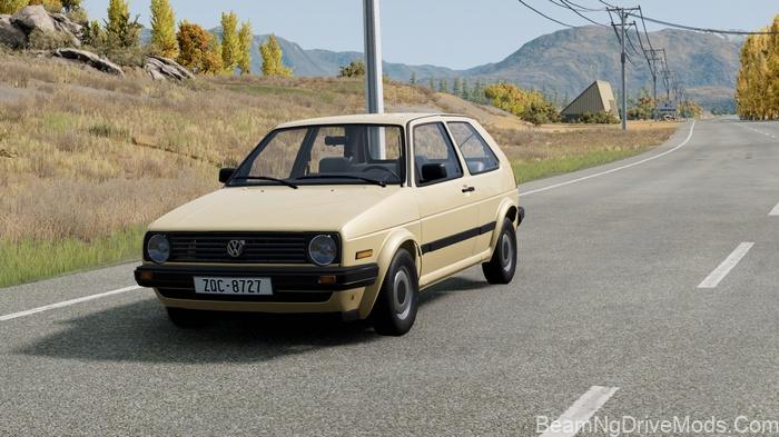 BeamNG - Volkswagen Golf 2 (0.38) - BeamNG Drive Mods Download