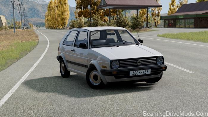 BeamNG - Volkswagen Golf 2 (0.38) - BeamNG Drive Mods Download